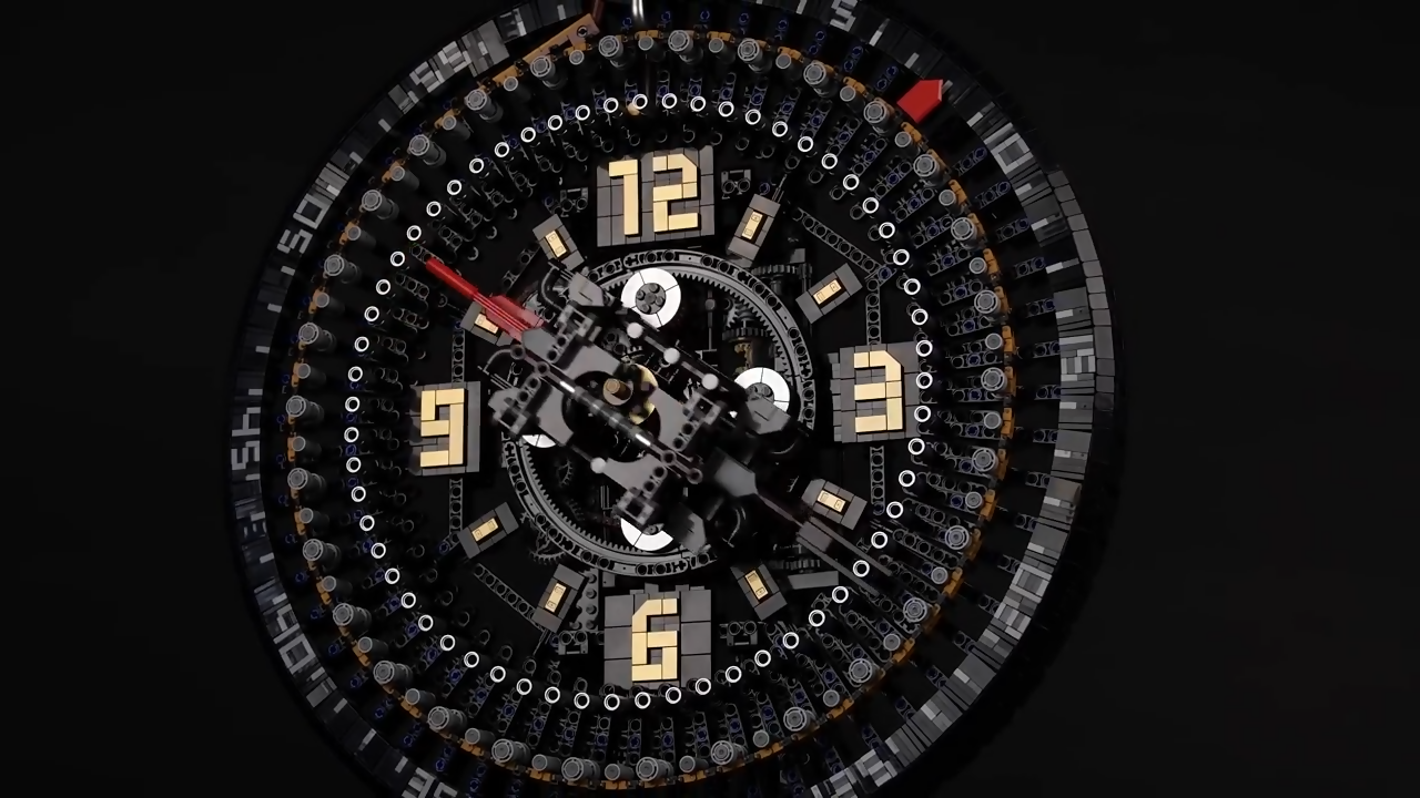 Mangle Rack Clock, by Akiyuki