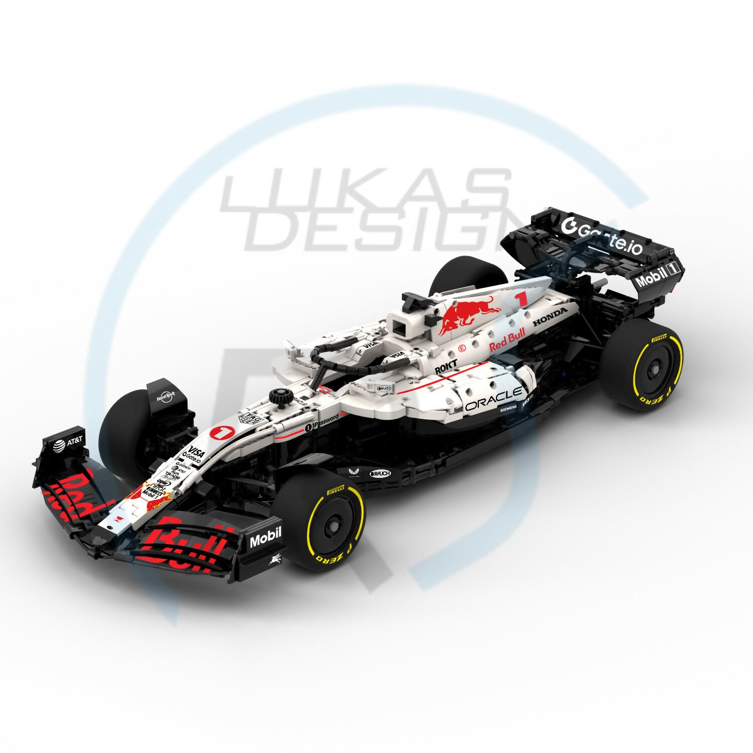 Red Bull Racing F1 RB21 Japanischer GP-Lackierung im Maßstab 1:8