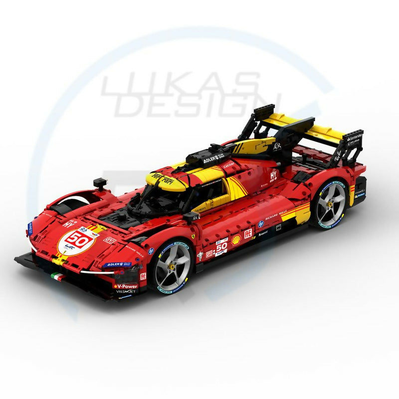 Ferrari Hypercar 499P 1:8 Scale – BuildaMOC