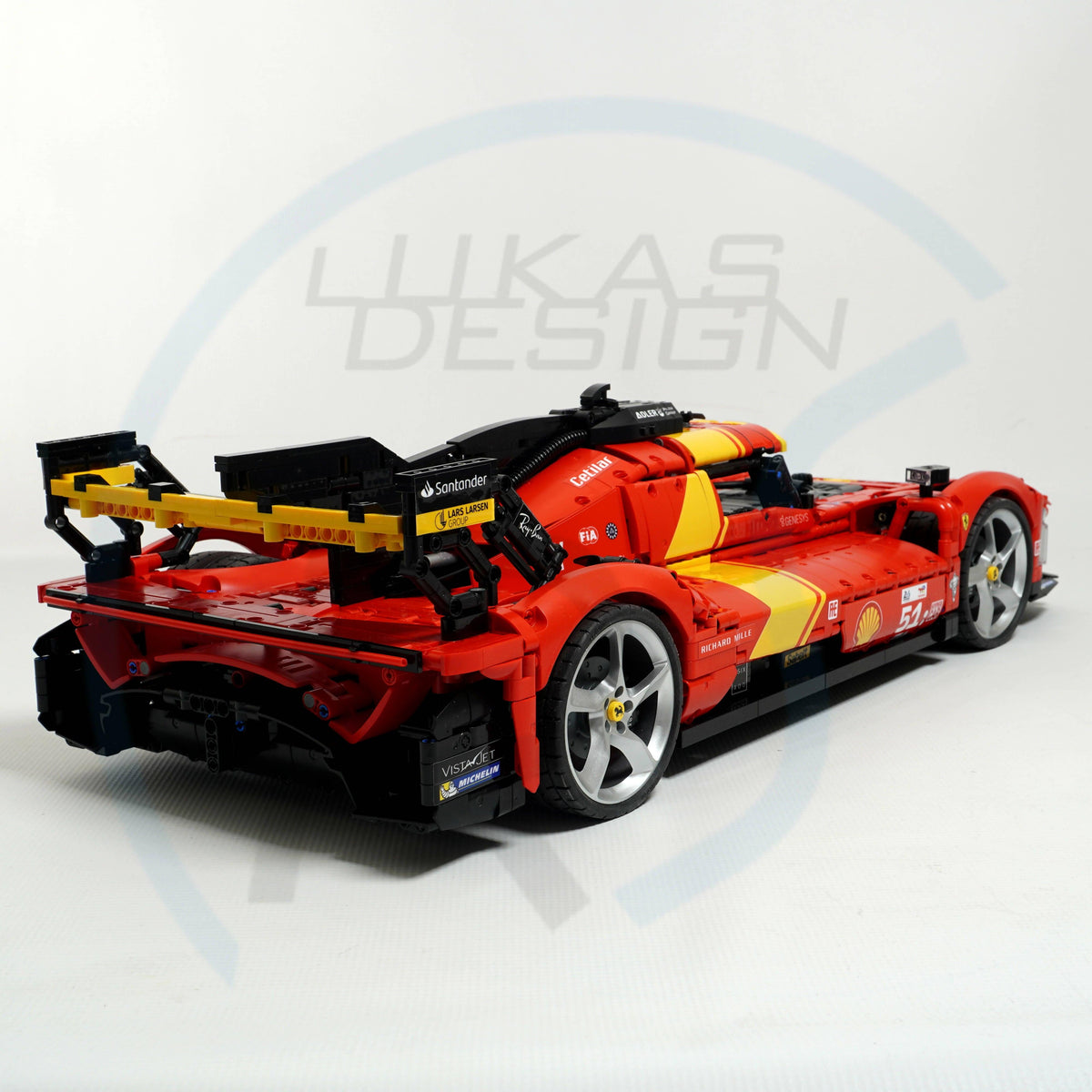 Ferrari Hypercar 499P 1:8 Scale – BuildaMOC