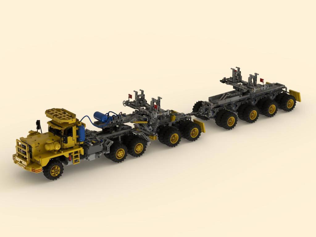 Pacific P12 with Dolly Trailer Combination – BuildaMOC